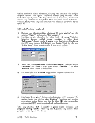 Modul diskriminan | PDF