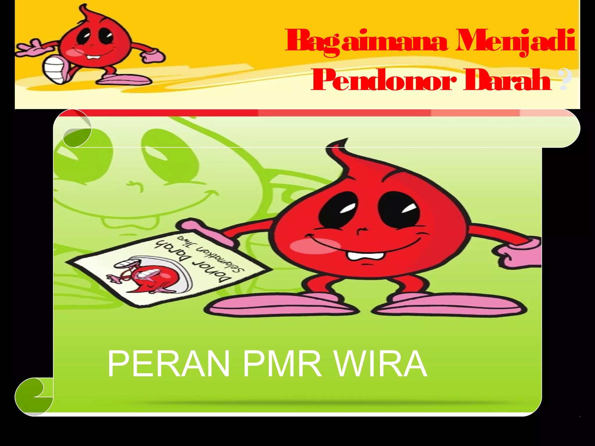 Materi Donor Darah PMR | PPT