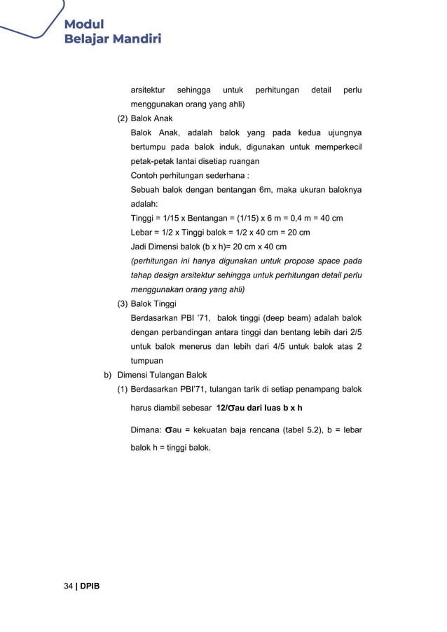 Modul dpib pb 5 | PDF