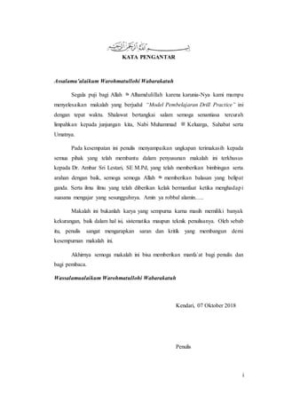 Modul drill and practice kel.5| NUR HAIDA | DOCX