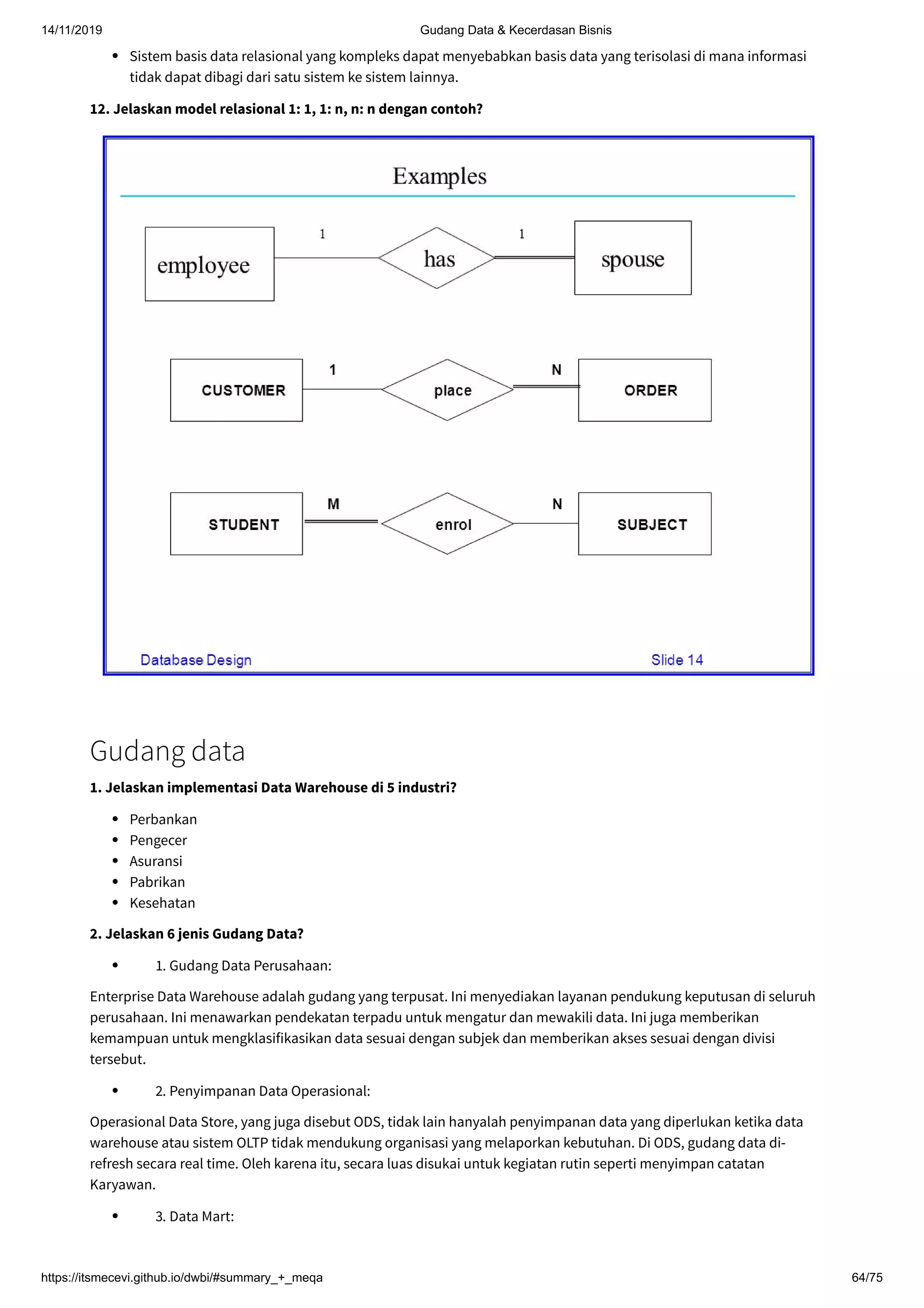 Modul Data Warehouse | PDF