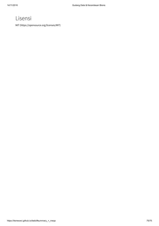 Modul Data Warehouse | PDF