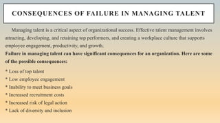 Talent Management for mba 3rd sem useful | PPTX