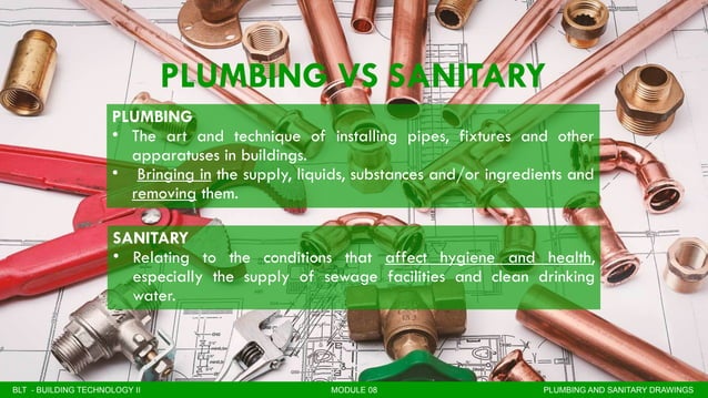MODULE-08-PLUMBING-SANITARY-DRAWINGS.pptx | Home Appliances | Home & Garden