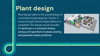 Technical Aspect of Agricultural and Processing Plant Design | PPTX