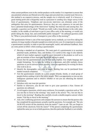 Design and Engineering: Module-1 Notes | PDF