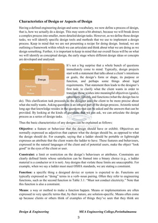 Design and Engineering: Module-1 Notes | PDF