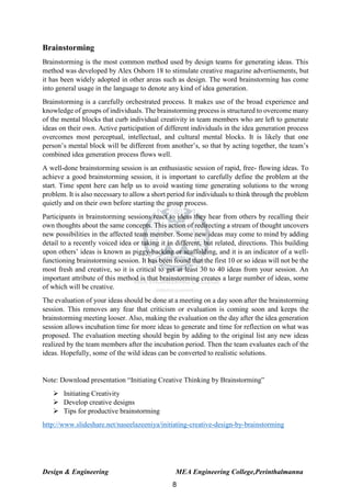 Design and Engineering: Module-1 Notes | PDF