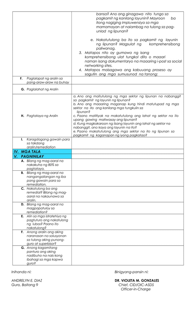 ESP 9 MODYUL 1 | DOC
