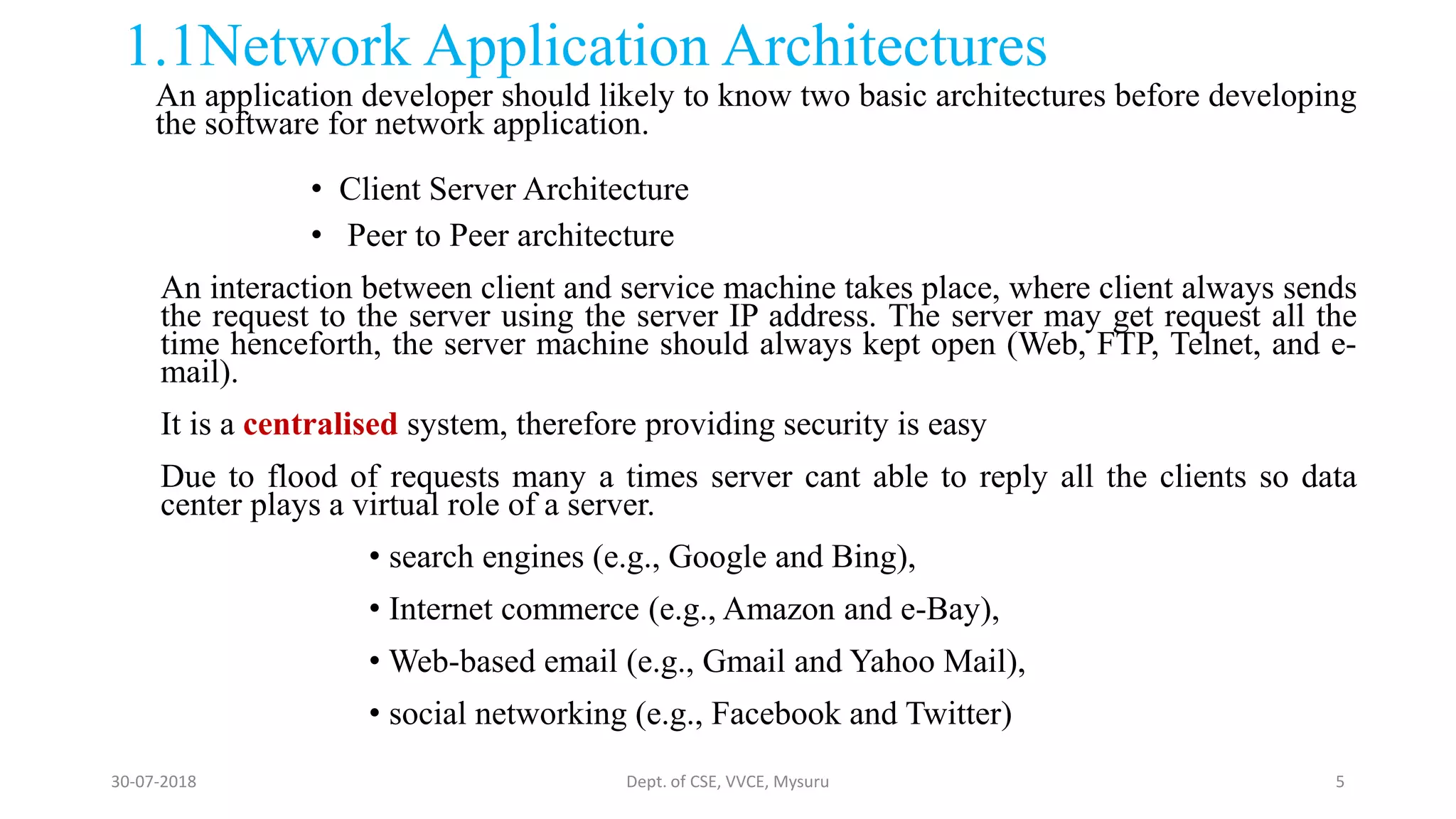 Module 1-Application Layer | PPT
