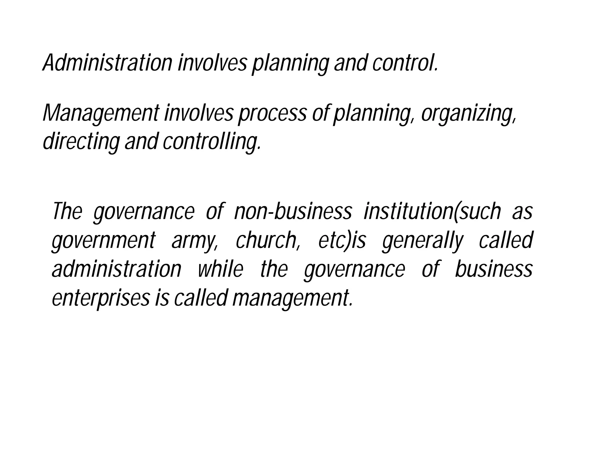 Introduction to management | PDF