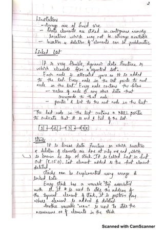 Introduction to Data Structures_17CS33 | PDF