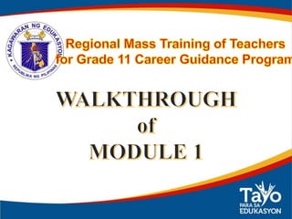 CGP Module 1: Road to the Right Choice | PPTX