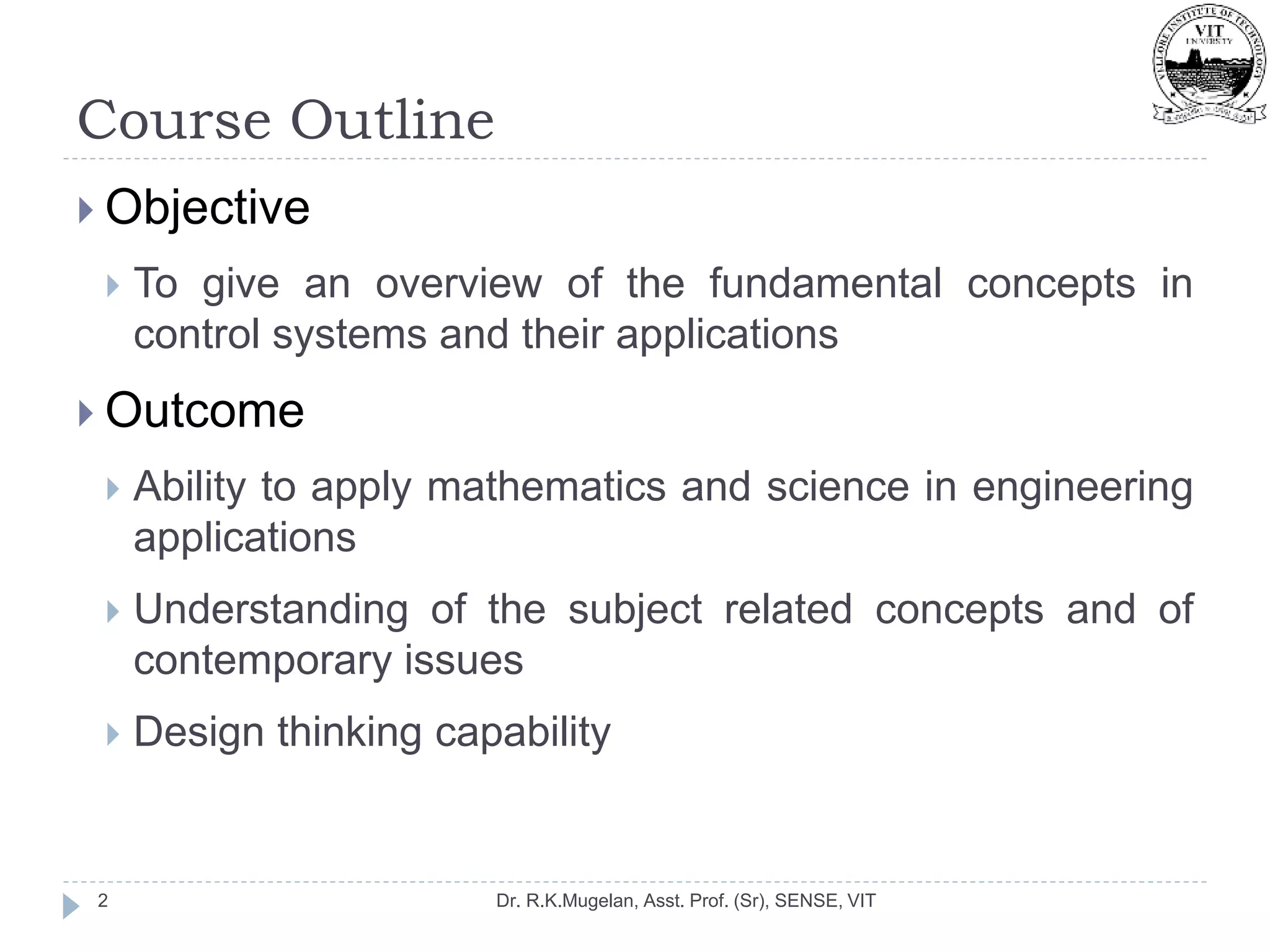 Introduction to Control System | PPTX