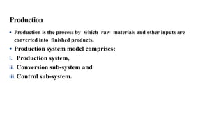 Module-1 Introduction to Operations Management | PPTX