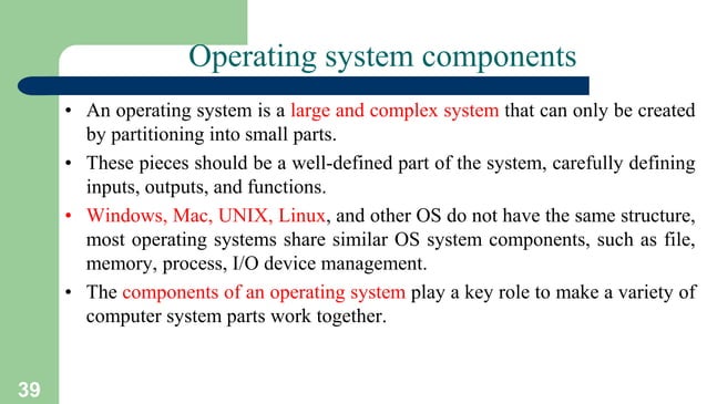 Module-1.ppt operating system unit 1 notes | PPT