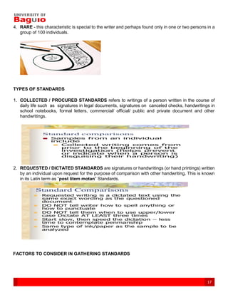 questioned document examination 4th year | PDF
