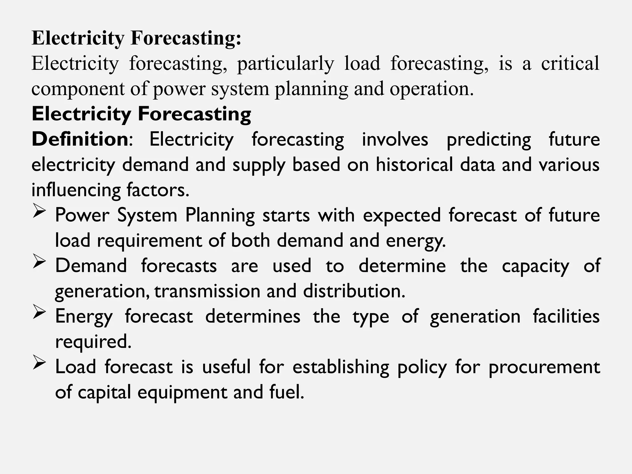 Module-1_Power System & Load Forecasting | PPTX