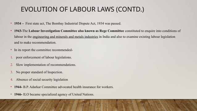 Module 1 labour and Industrial Law sakshi | PPTX