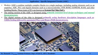 Application Specific Integrated Circuit Module 1 Notes | PDF