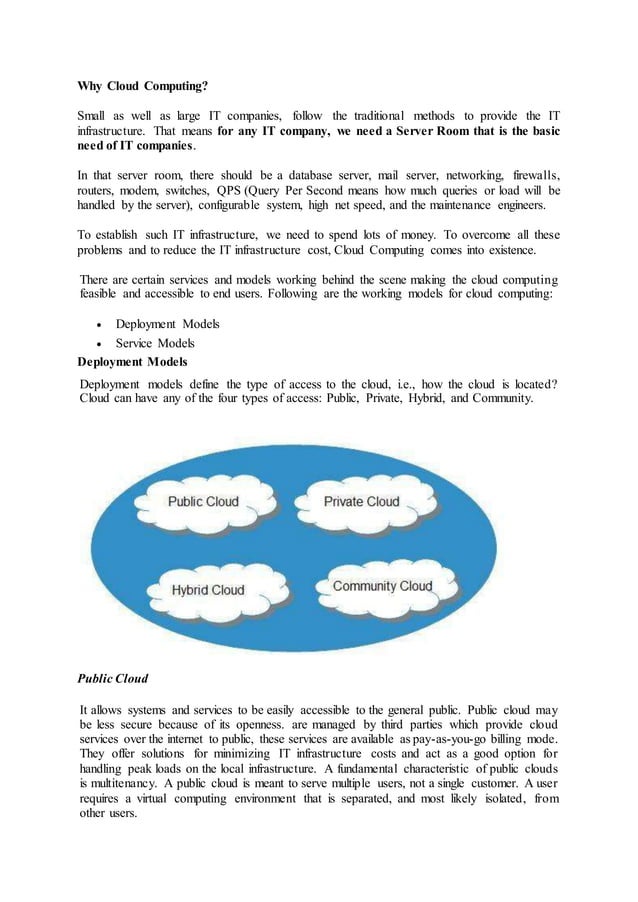 cloud computing basics | DOCX