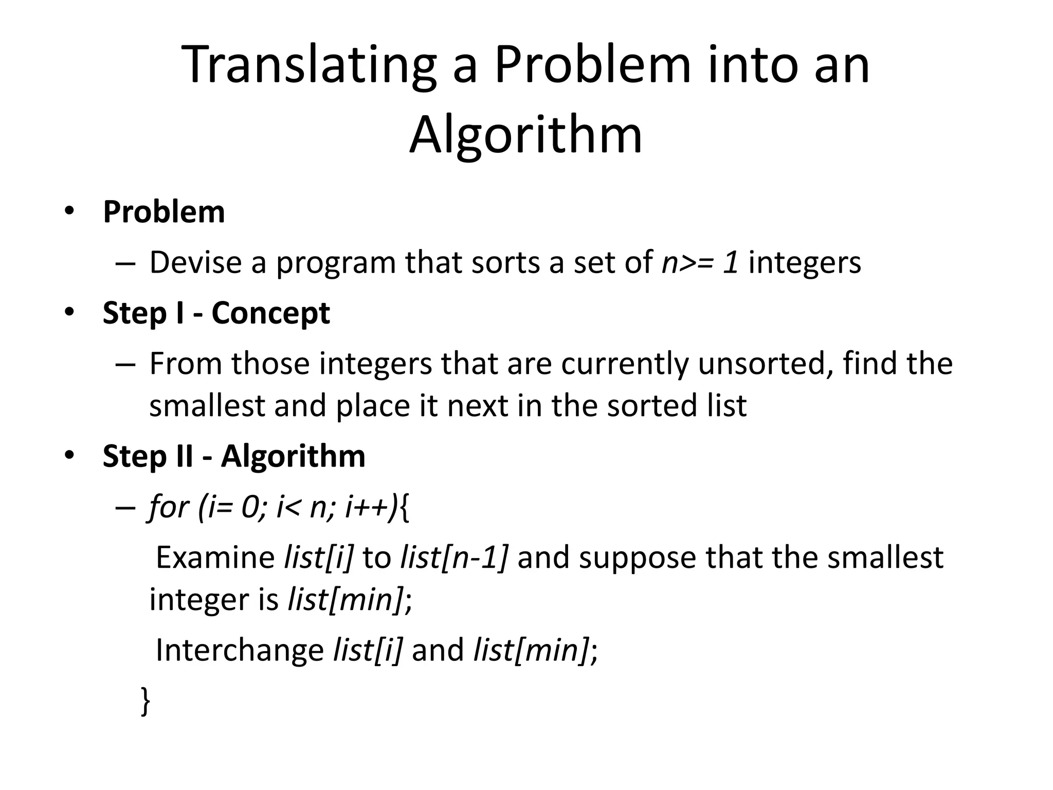 Algorithms | PPT