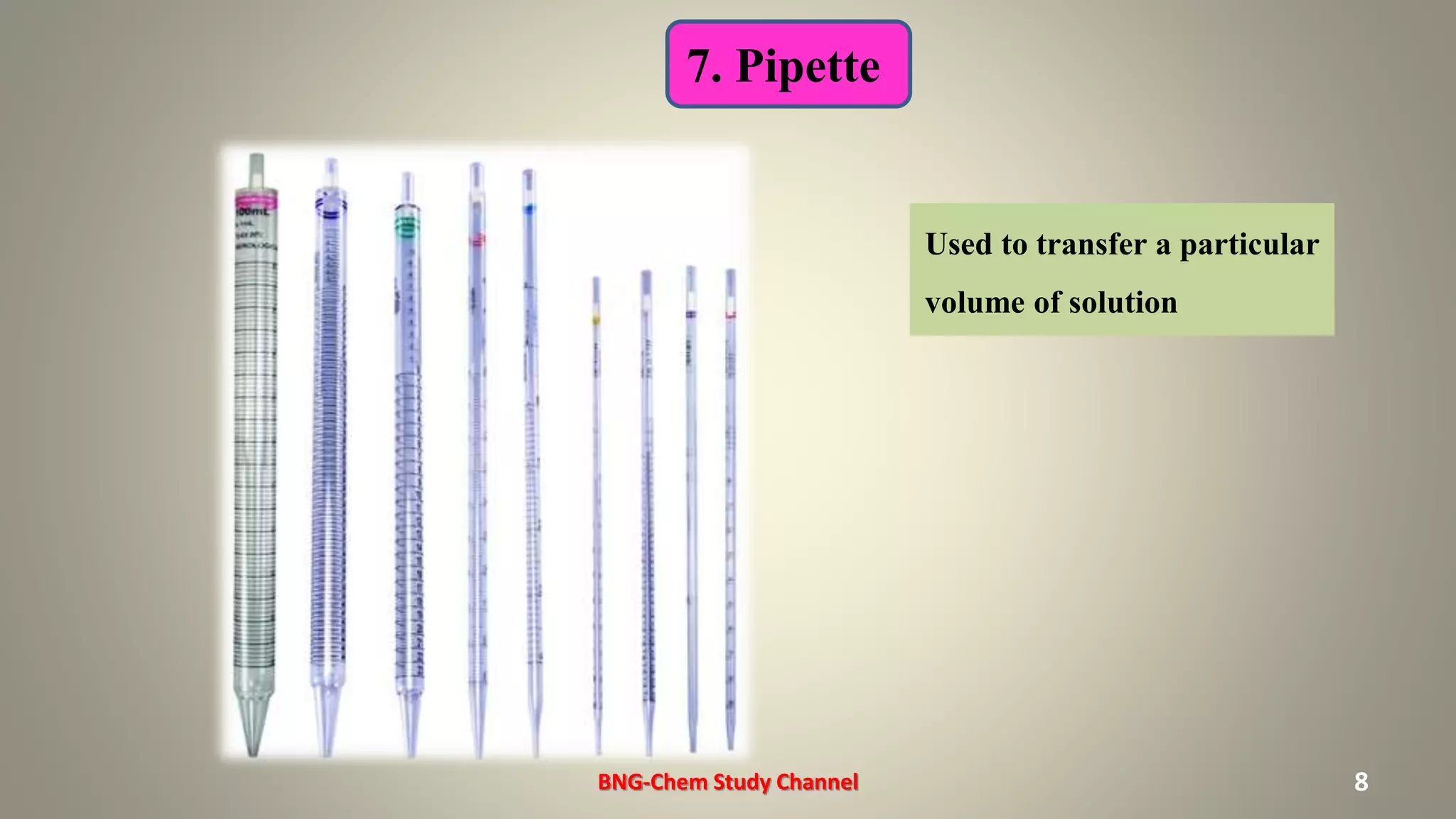 Module 1- Introduction of Basic Chemistry Lab Equipment's | PPTX