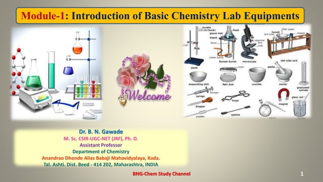 Module 1- Introduction of Basic Chemistry Lab Equipment's | PPTX ...