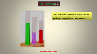 Module 1- Introduction of Basic Chemistry Lab Equipment's | PPTX