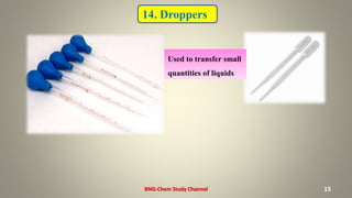 Module 1- Introduction of Basic Chemistry Lab Equipment's | PPTX