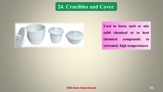 Module 1- Introduction of Basic Chemistry Lab Equipment's | PPTX