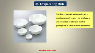 Module 1- Introduction of Basic Chemistry Lab Equipment's | PPTX