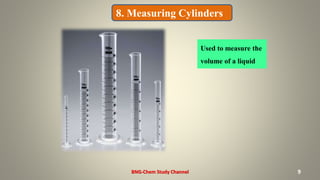 Module 1- Introduction of Basic Chemistry Lab Equipment's | PPTX