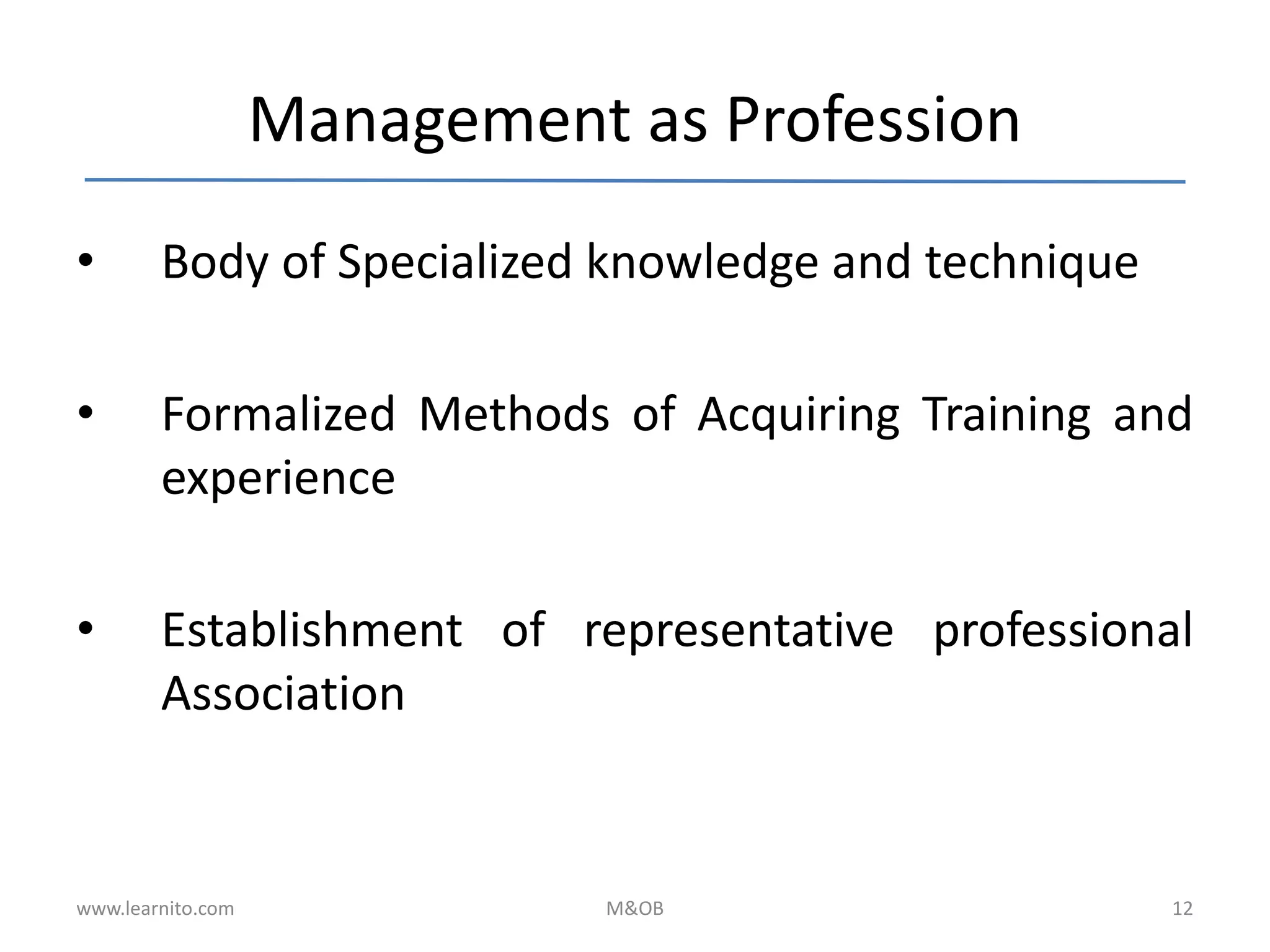 M&OB - Introduction to Management | PDF