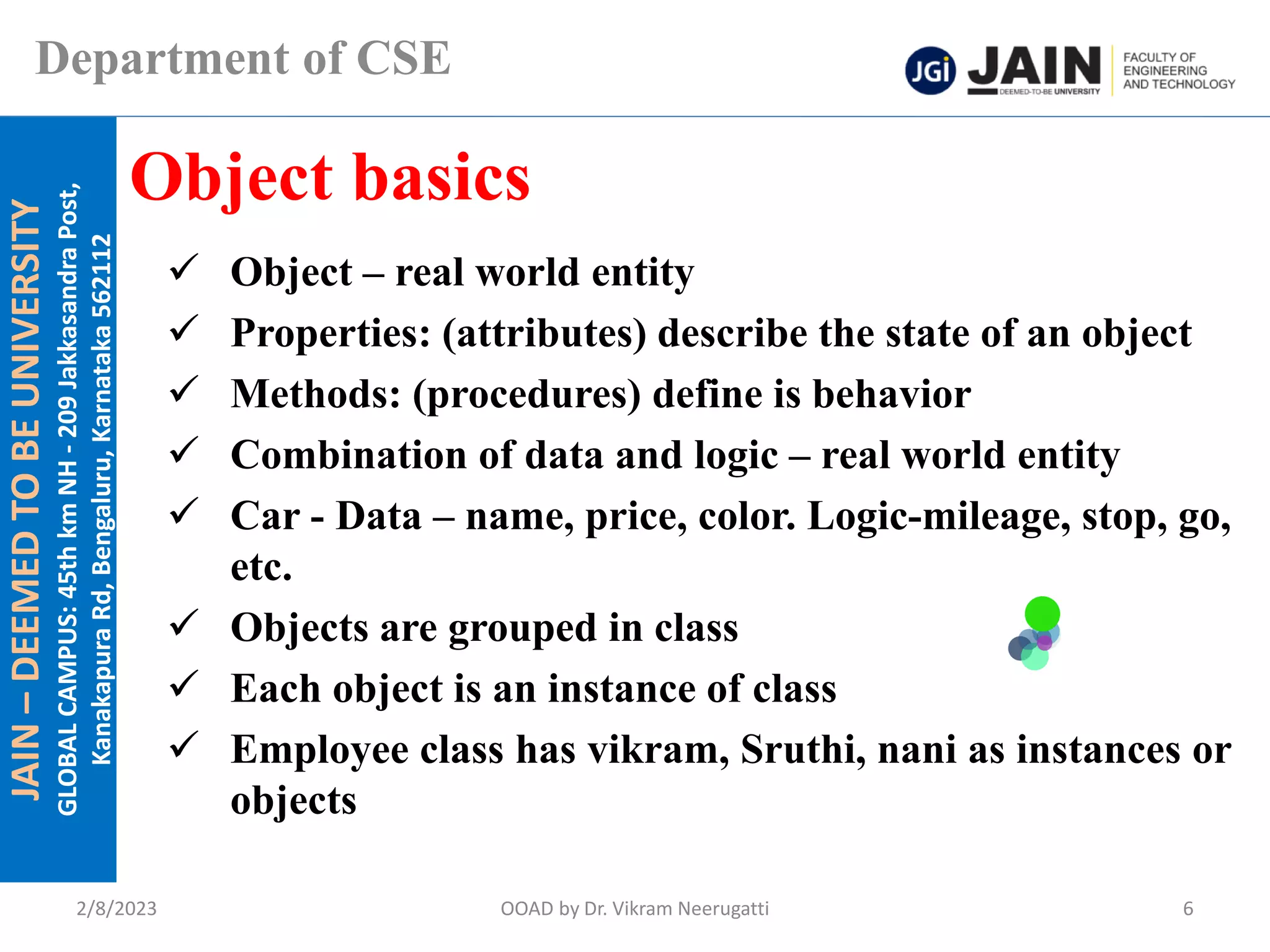 INTRODUCTION to OOAD | PPT