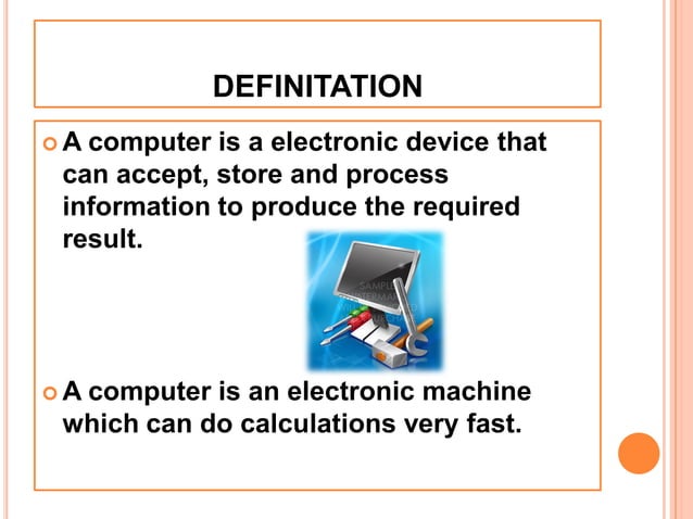 Module 1 Parts Of Computer And Its Functions Ppt