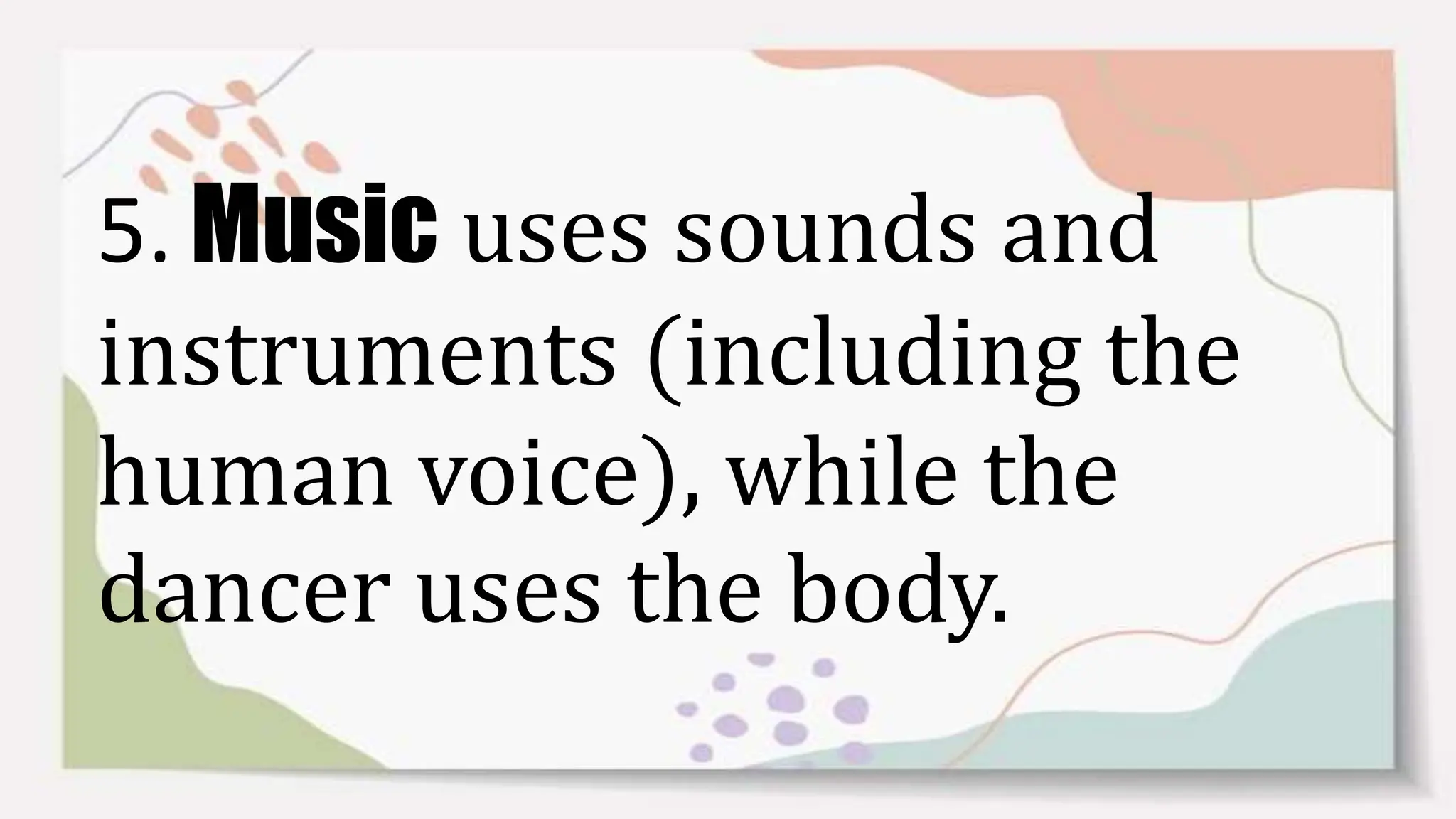 Contemporary arts techniques and performance practices | PPTX