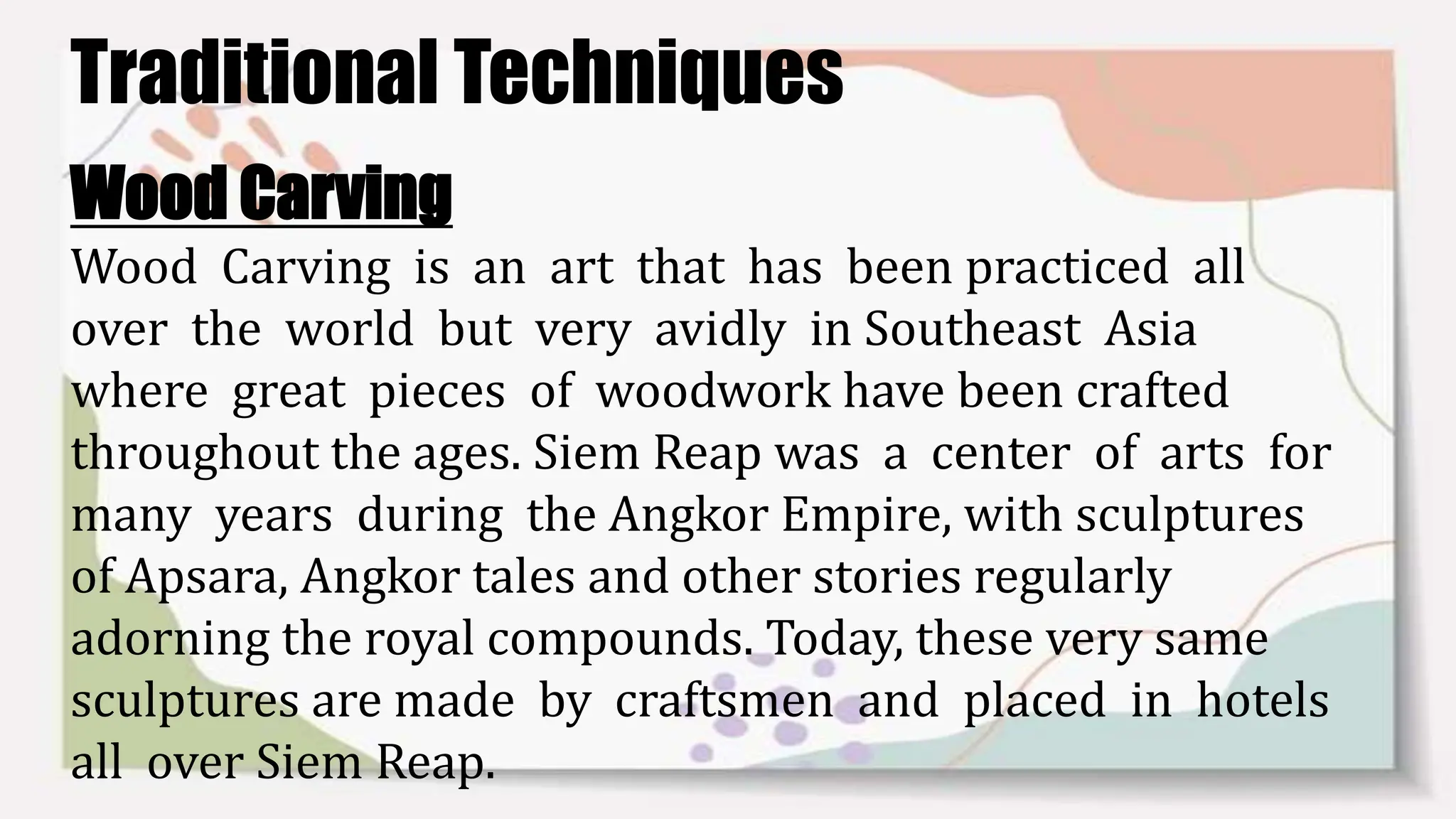 Contemporary arts techniques and performance practices | PPTX