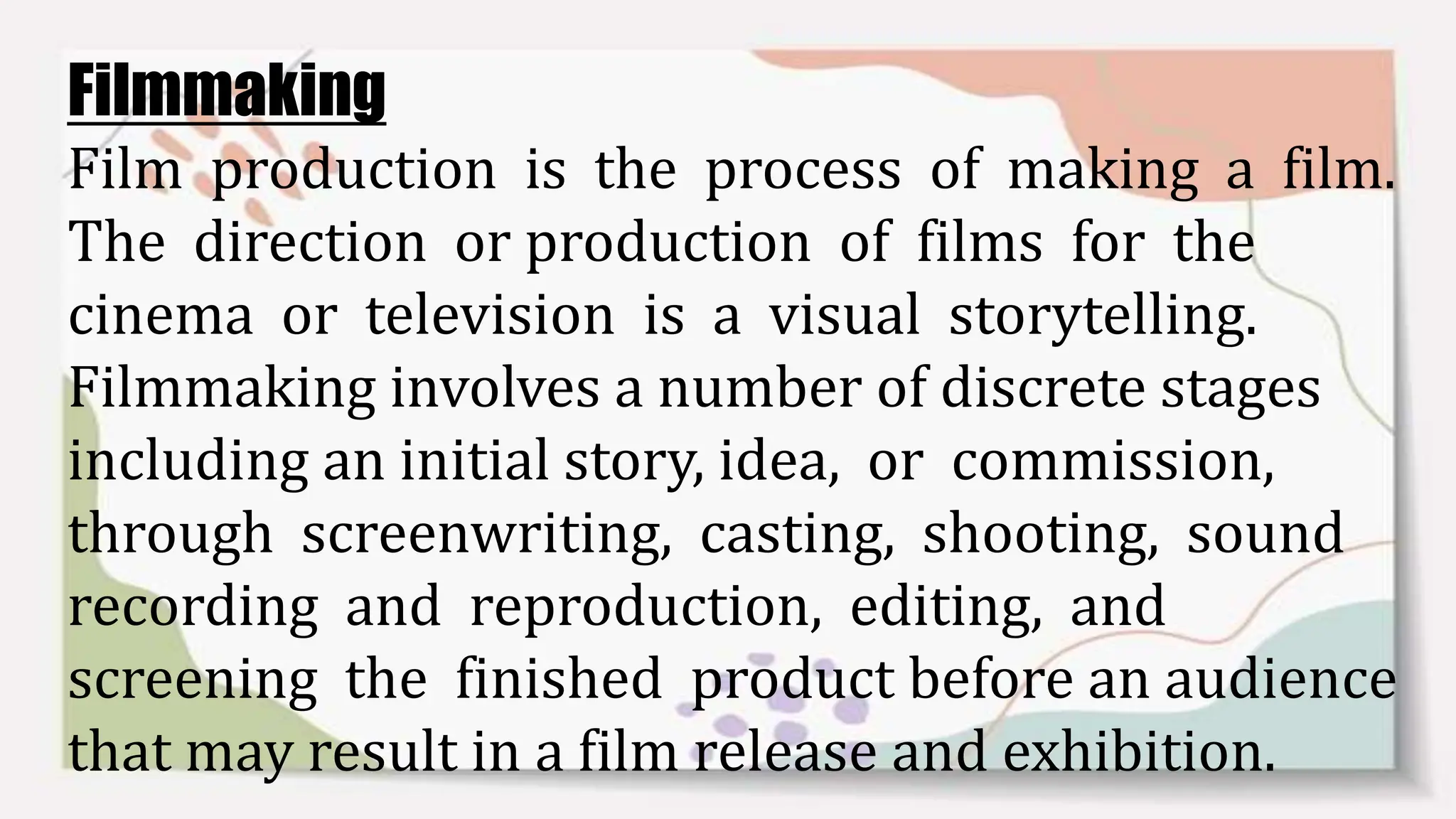 Contemporary arts techniques and performance practices | PPTX