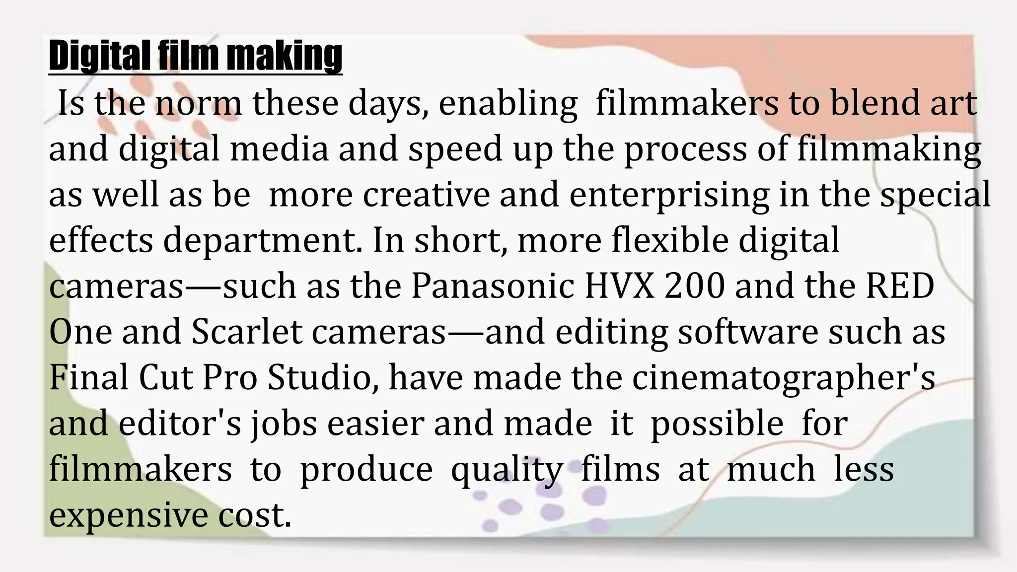 Contemporary arts techniques and performance practices | PPTX