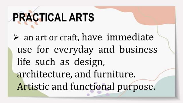 Contemporary arts techniques and performance practices | PPTX