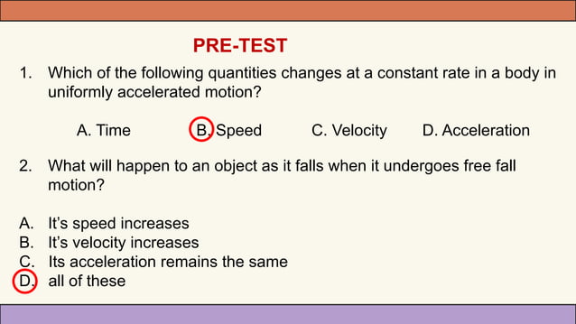 UNIFORMLY ACCELERATED MOTION (UAM) .pptx