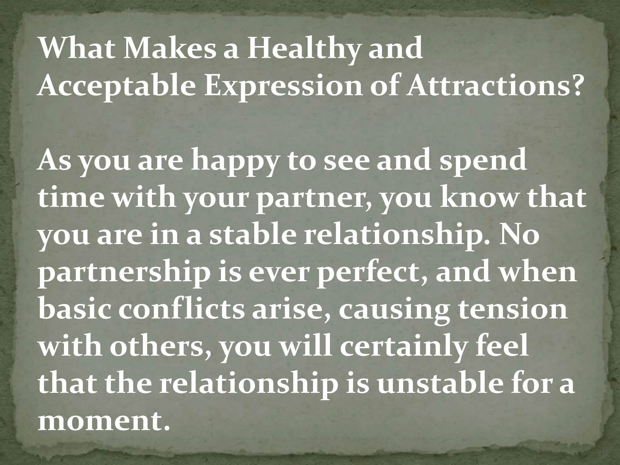 Teen age relationship expression of attraction | PPTX