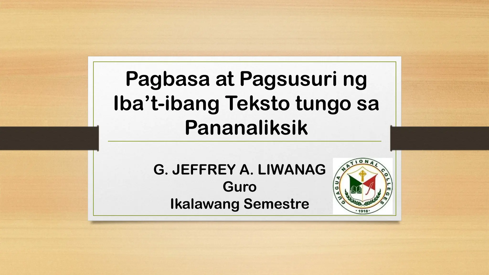Module-1-Tekstong-Impormatibo-1- pagbasa | PPTX