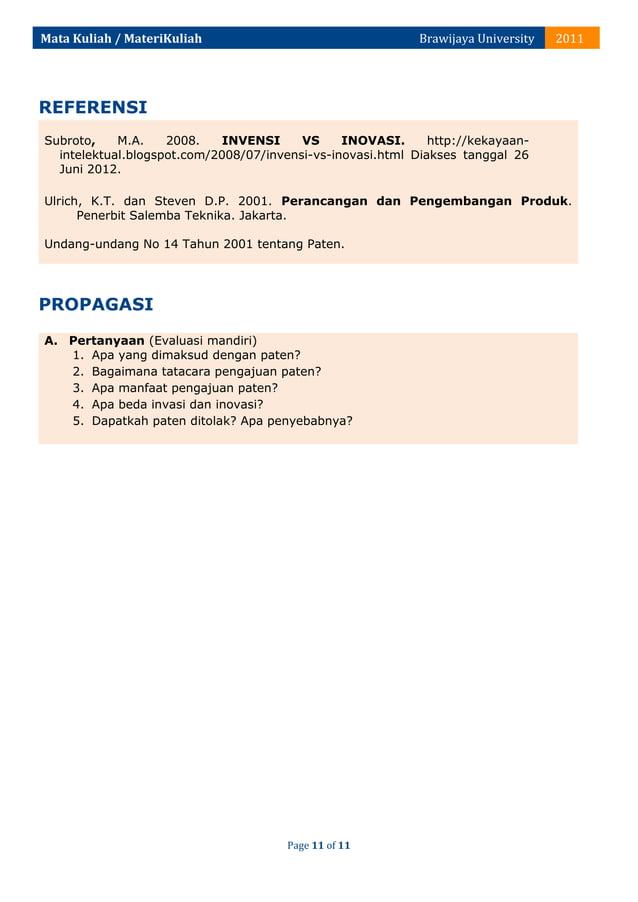 Module 10- paten | PDF