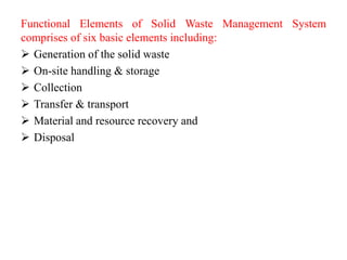 waste management Module - 1 for vtu students | PPTX