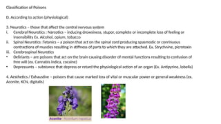 Forensic 103 Toxicology: Drugs and Poisons | PPTX