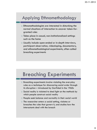 Module-13-Ethnomethodology.pdf | Science