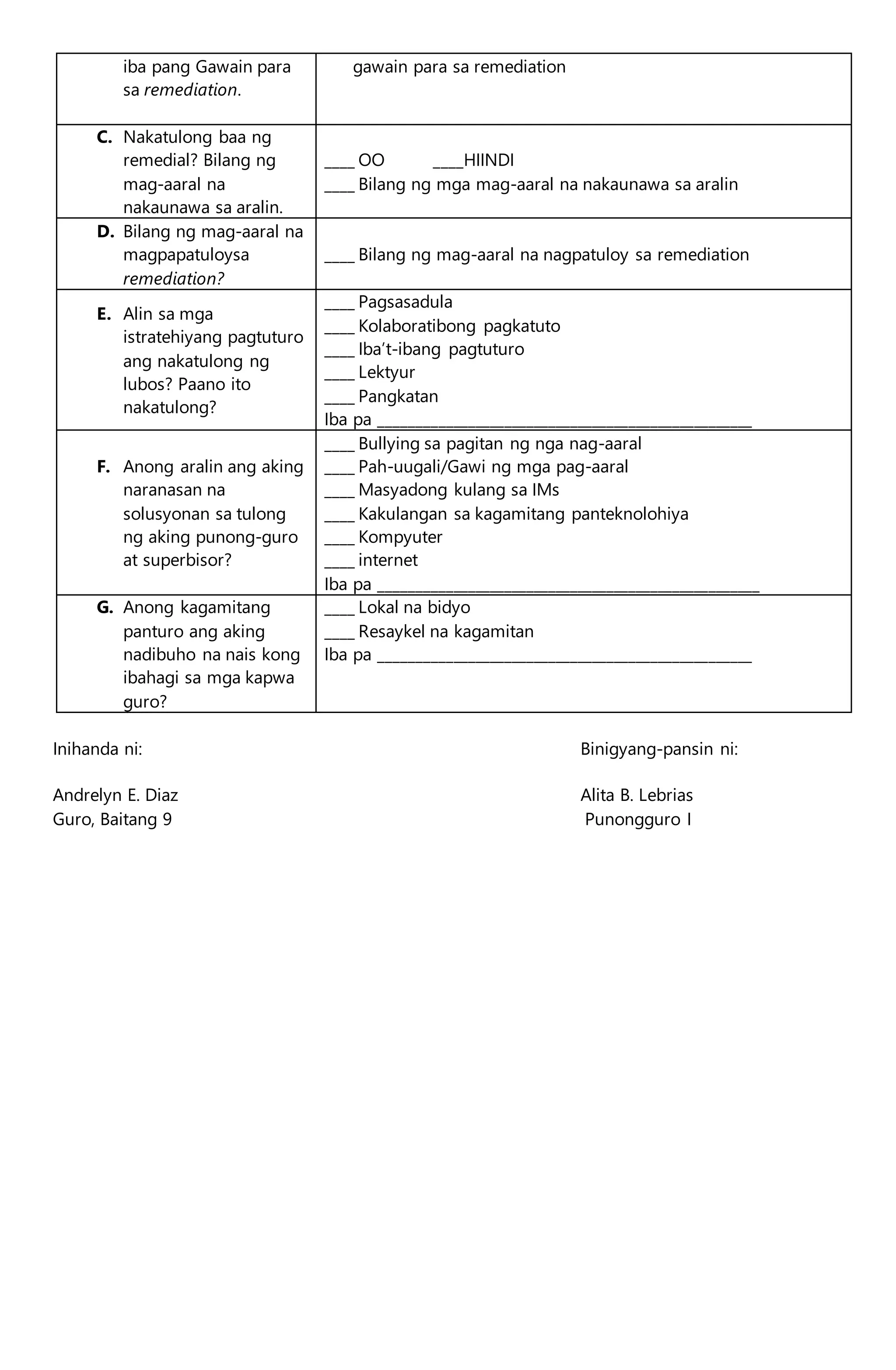 ESP Grade 9 Module 13 session 2 | DOCX