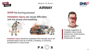 module-18-burns. From the tccc training in bahrain | PDF